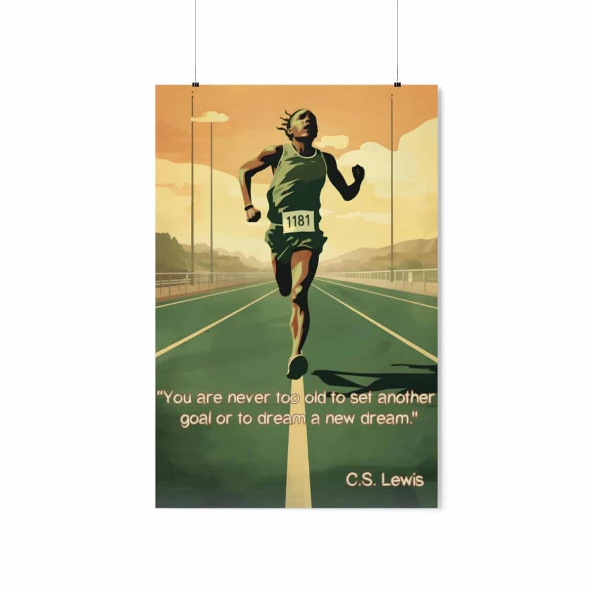 Dream A New Dream Quote Poster by C.S Lewis - Available in 3 Sizes ...