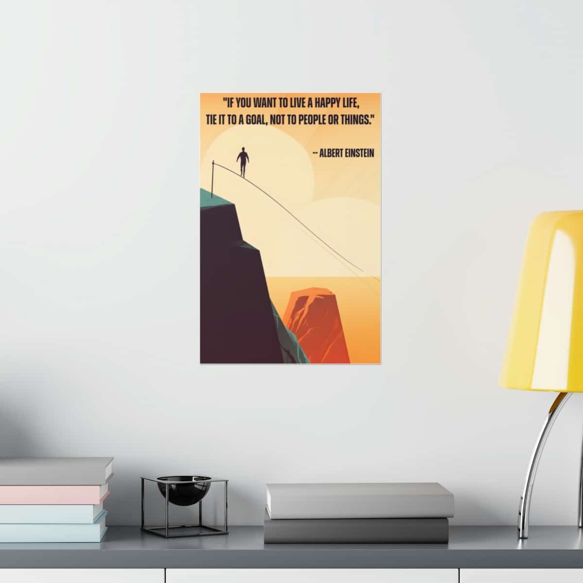 Premium Albert Einstein Quote Poster for Inspiring Home Décor