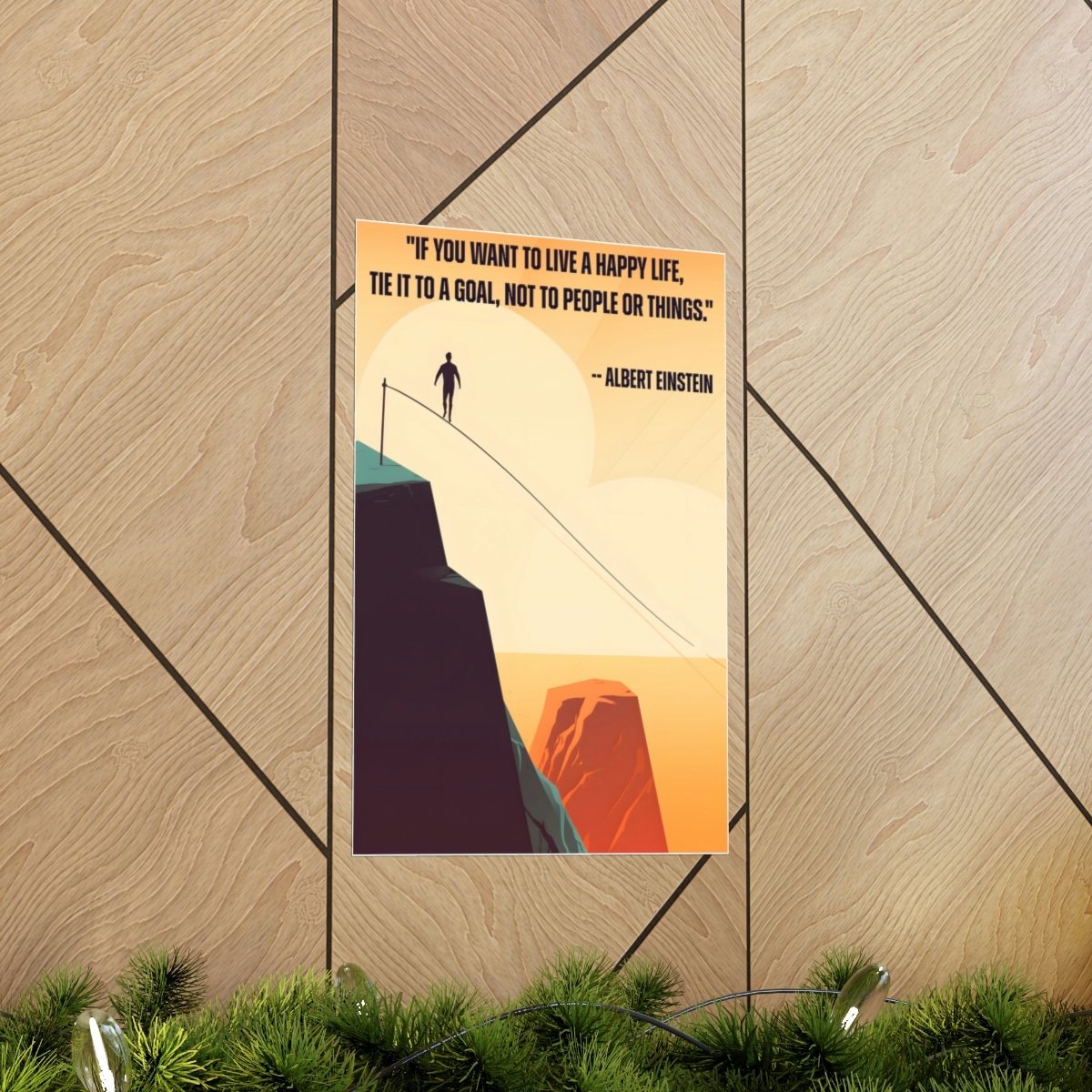 Premium Albert Einstein Quote Poster for Inspiring Home Décor