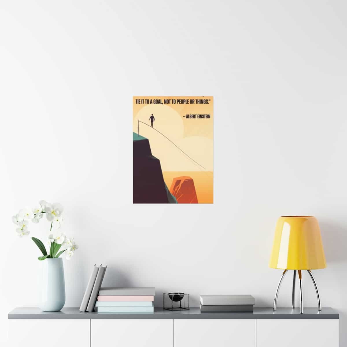 Premium Albert Einstein Quote Poster for Inspiring Home Décor