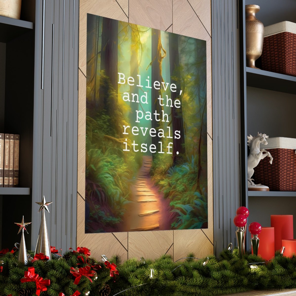 Inspirational Poster for Home or Office - Level Up Your Skills