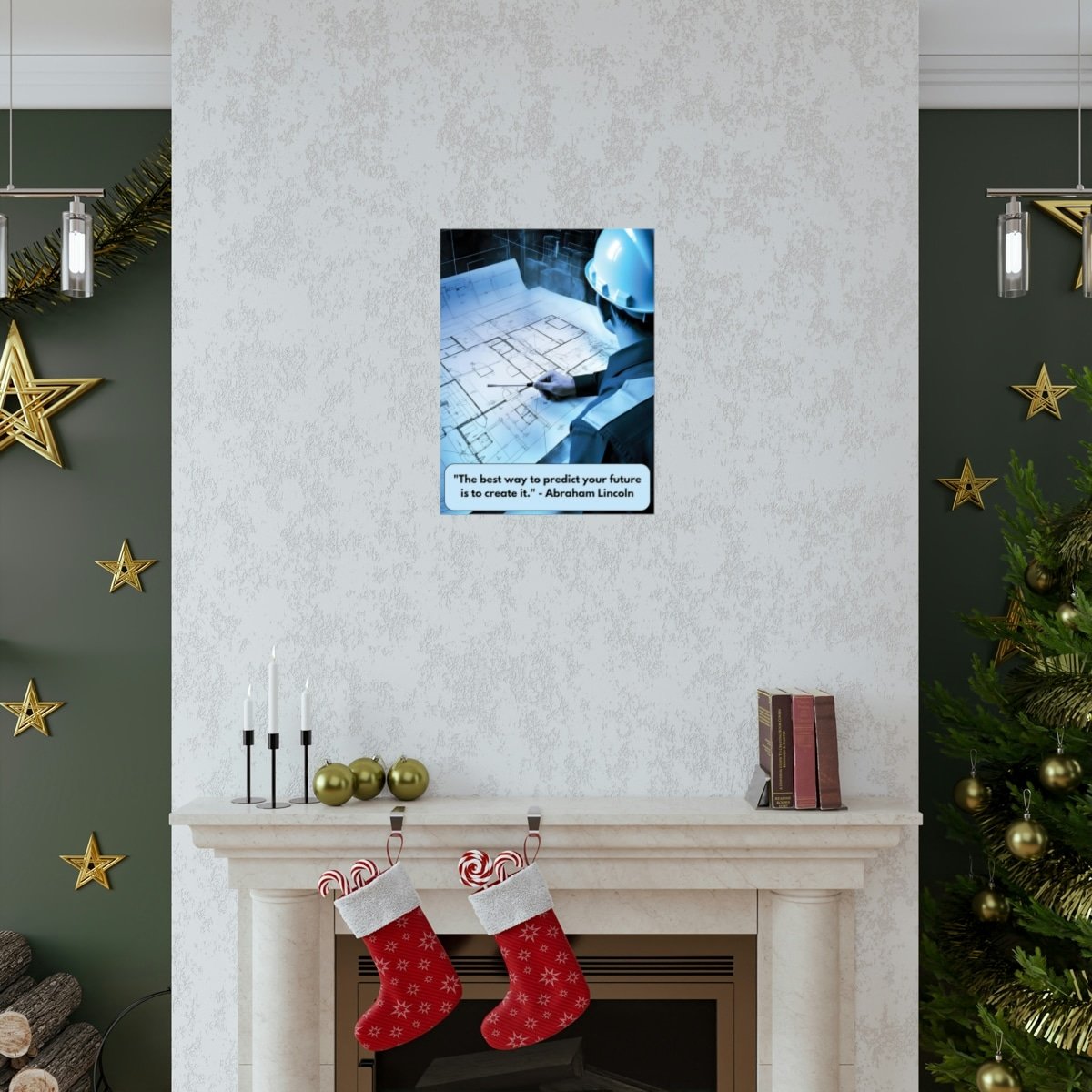 Inspirational Poster for Home or Office - Level Up Your Skills
