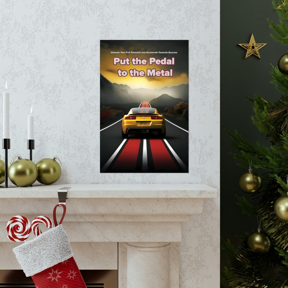Fast Car Inspired Motivation Poster on Premium Matte Paper - Level Up ...