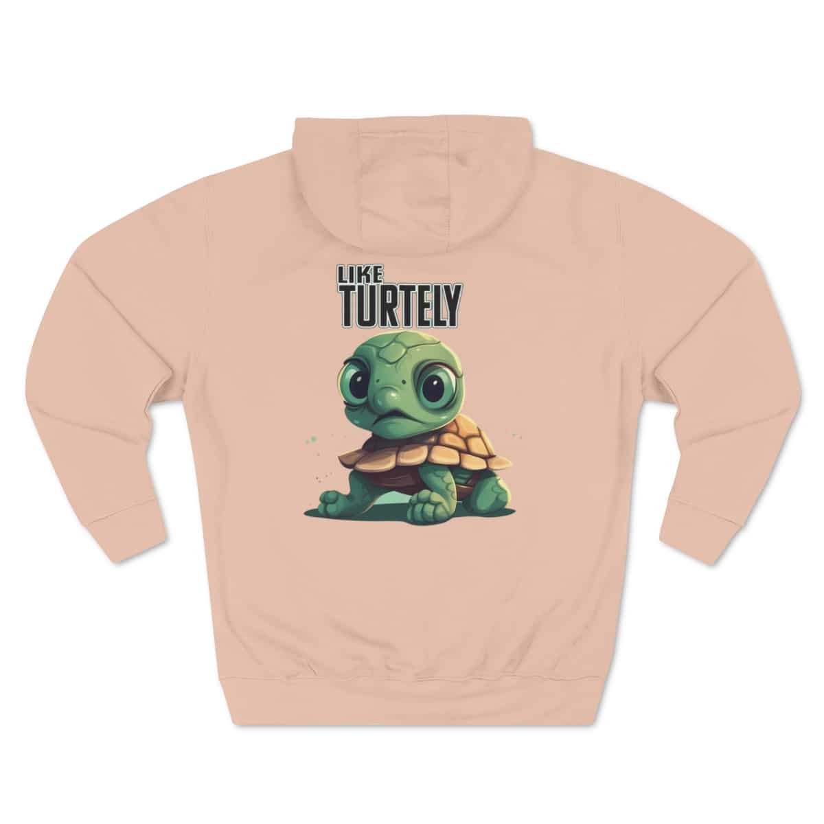 Premium Pullover Hoodie With Funny Turtle Pun - Warm and Cozy